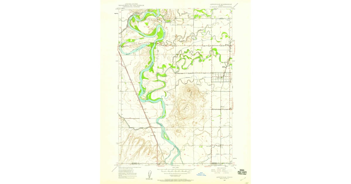 Old Maps of Roberts, ID | Pastmaps
