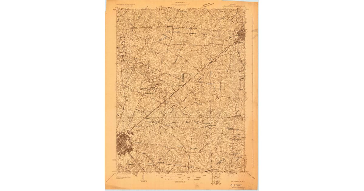 Old Maps of Bourbon County, KY | Pastmaps