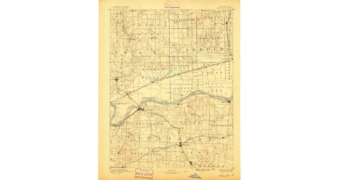 1800s (19th Century) Maps of Mandeville, MO | Pastmaps