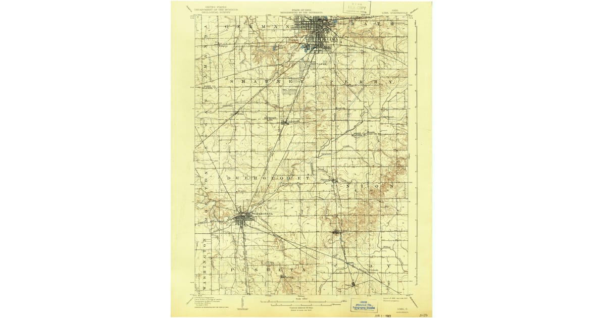1900-1909 Maps of Lima, OH | Pastmaps