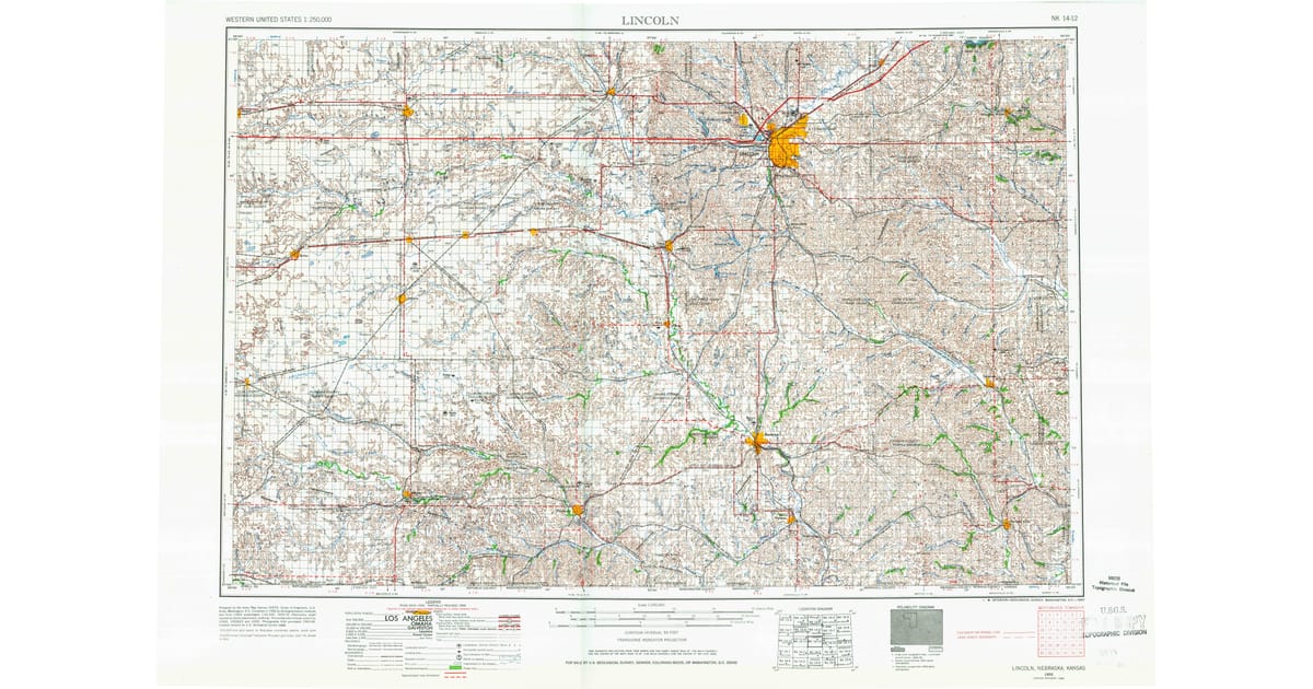 Old Maps of Thompson, NE for Academic Research | Pastmaps