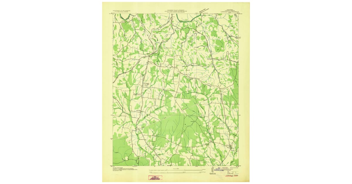 Old Maps of Fayetteville, TN for Hiking & Exploration | Pastmaps