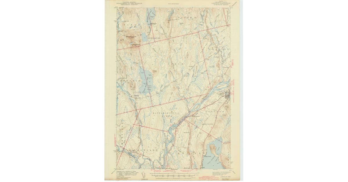 Old Maps of T2 R8 NWP, ME for Academic Research | Pastmaps