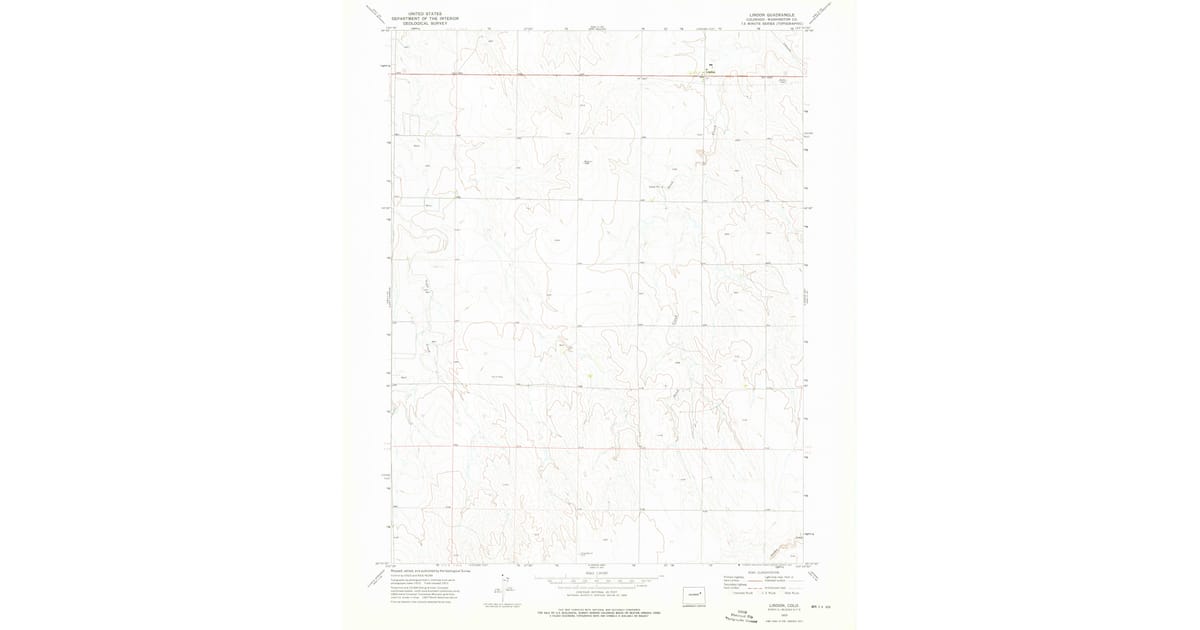 1970s Maps of Lindon, CO | Pastmaps