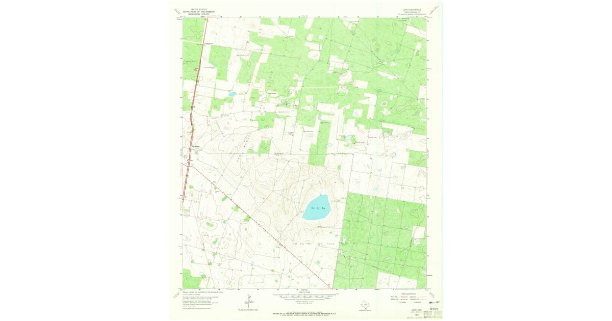 1963 Map of Linn, TX — High-Res | Pastmaps