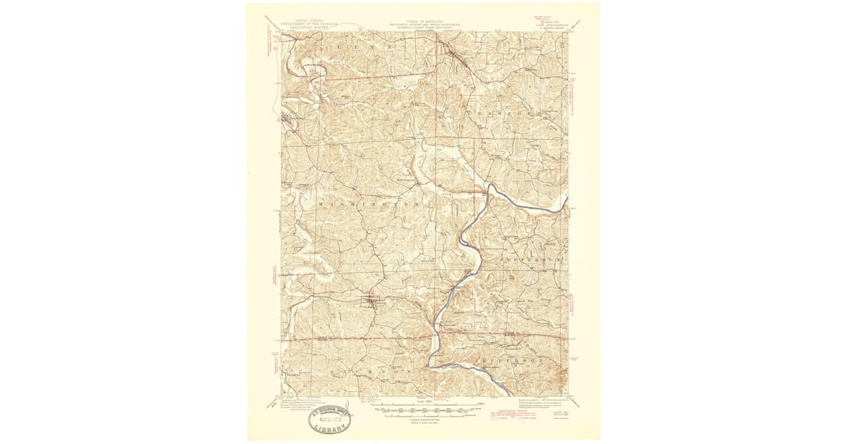 1945 Map of Linn, MO — High-Res | Pastmaps