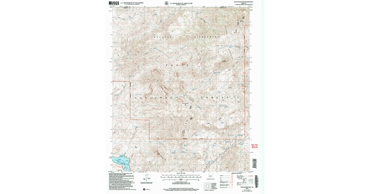 2004 Map of Lion Mountain, Maricopa County, AZ — High-Res | Pastmaps