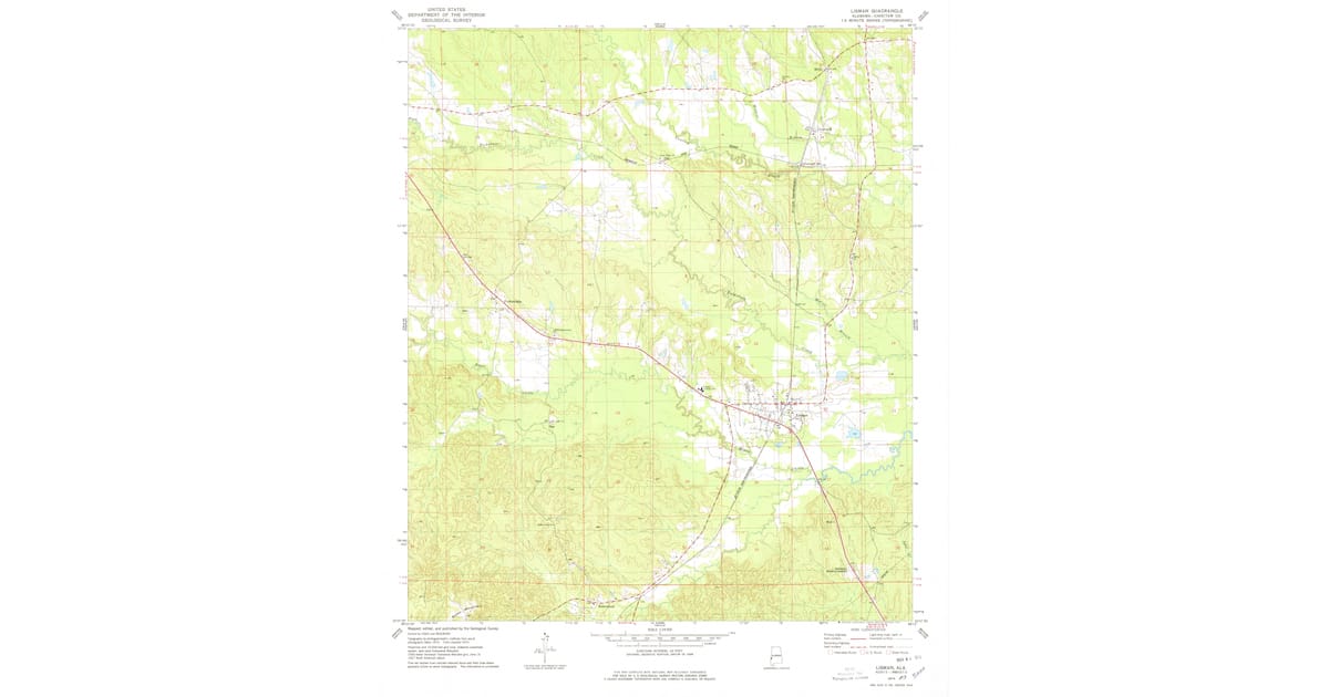 1970s Maps of Riderwood, AL | Pastmaps