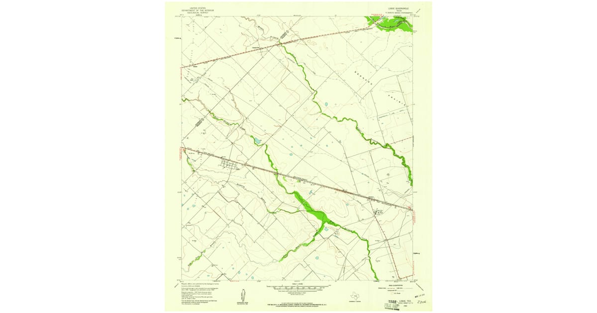 1960s Maps of Colorado County, TX | Pastmaps