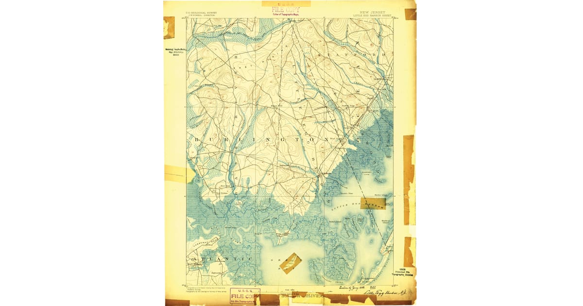 Old Maps of Bayview, Little Egg Harbor Township | Pastmaps