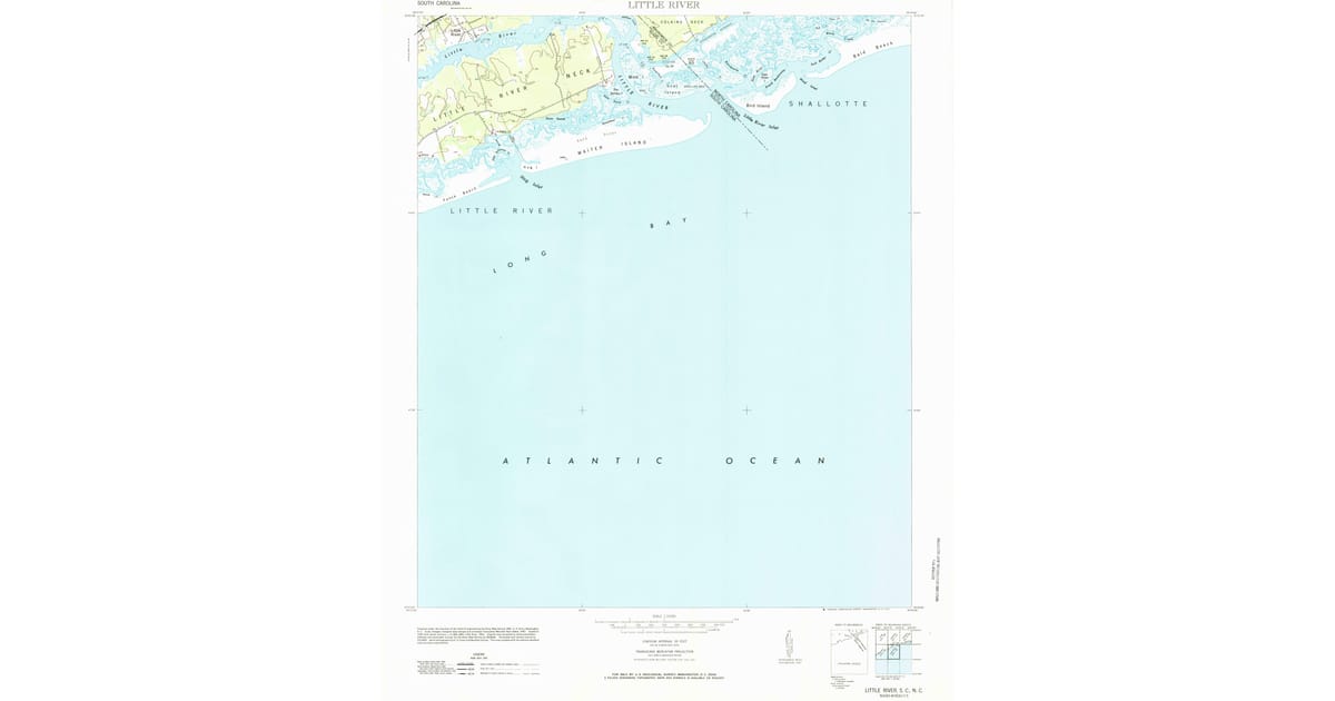 1970s Maps of Horry County, SC | Pastmaps