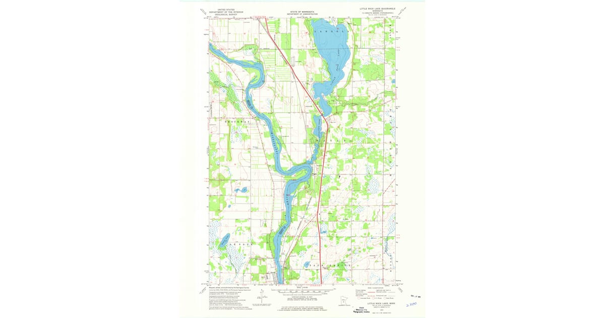 1970s Maps of St. Stephen, MN | Pastmaps