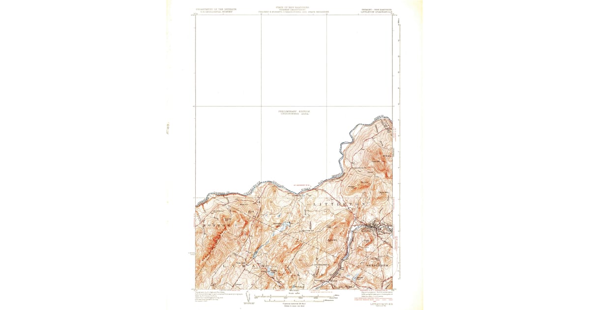 1931 Map of Littleton, Essex County, VT — High-Res | Pastmaps
