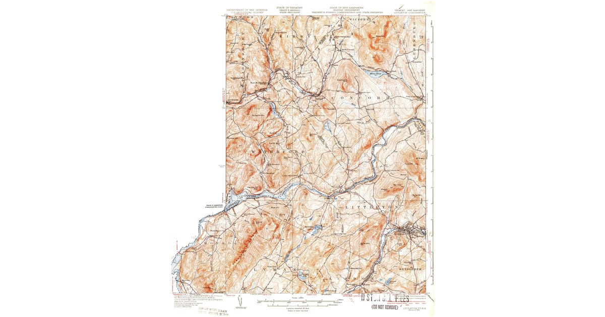 1935 Map of Littleton, Essex County, VT — High-Res | Pastmaps