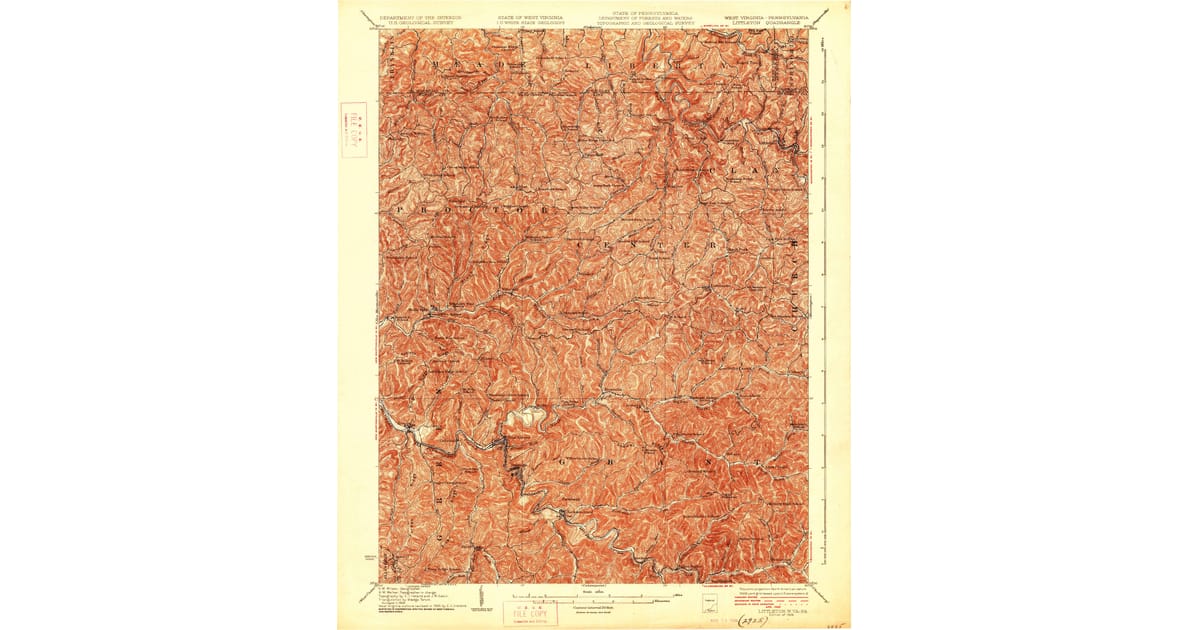 1926 Map of Littleton, WV — High-Res | Pastmaps