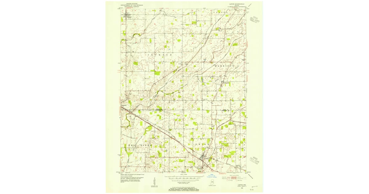 Old Maps of Lizton, IN | Pastmaps