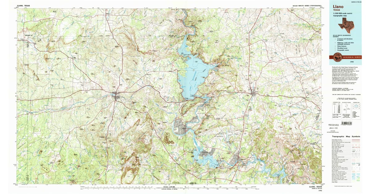 1990s Maps of Sandy Harbor, TX | Pastmaps