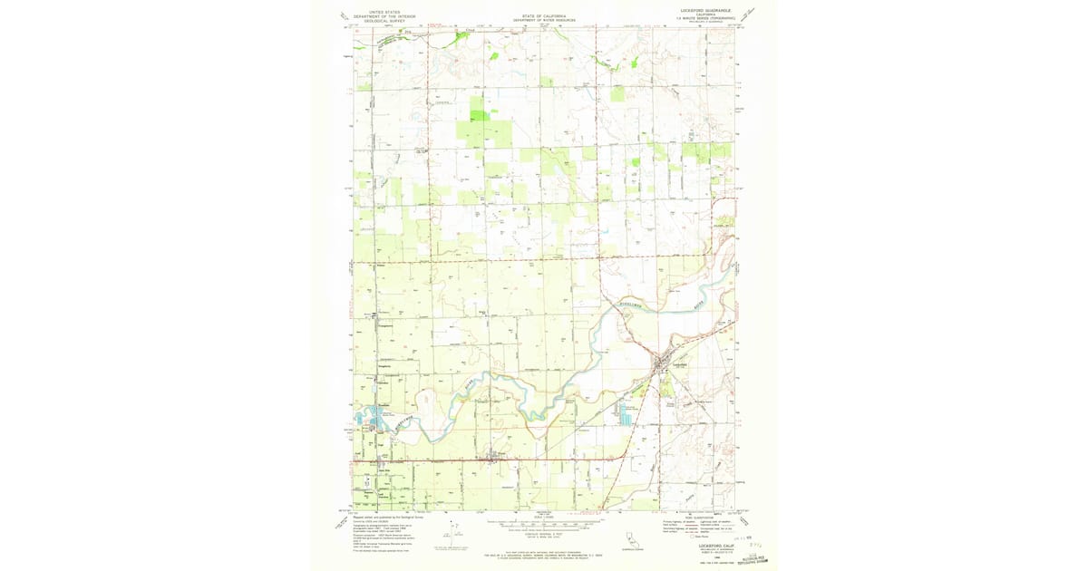 1960s Maps of Lockeford, CA | Pastmaps