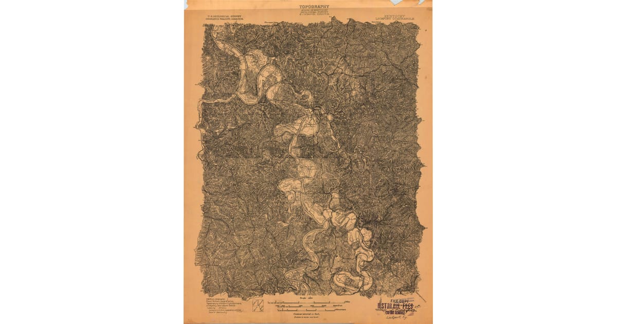 1906 Map of Lockport, Owen County, KY — High-Res | Pastmaps