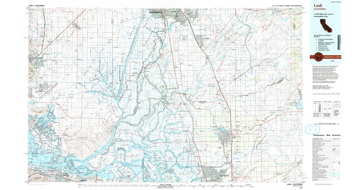 1990s Maps of Maine Prairie, CA | Pastmaps