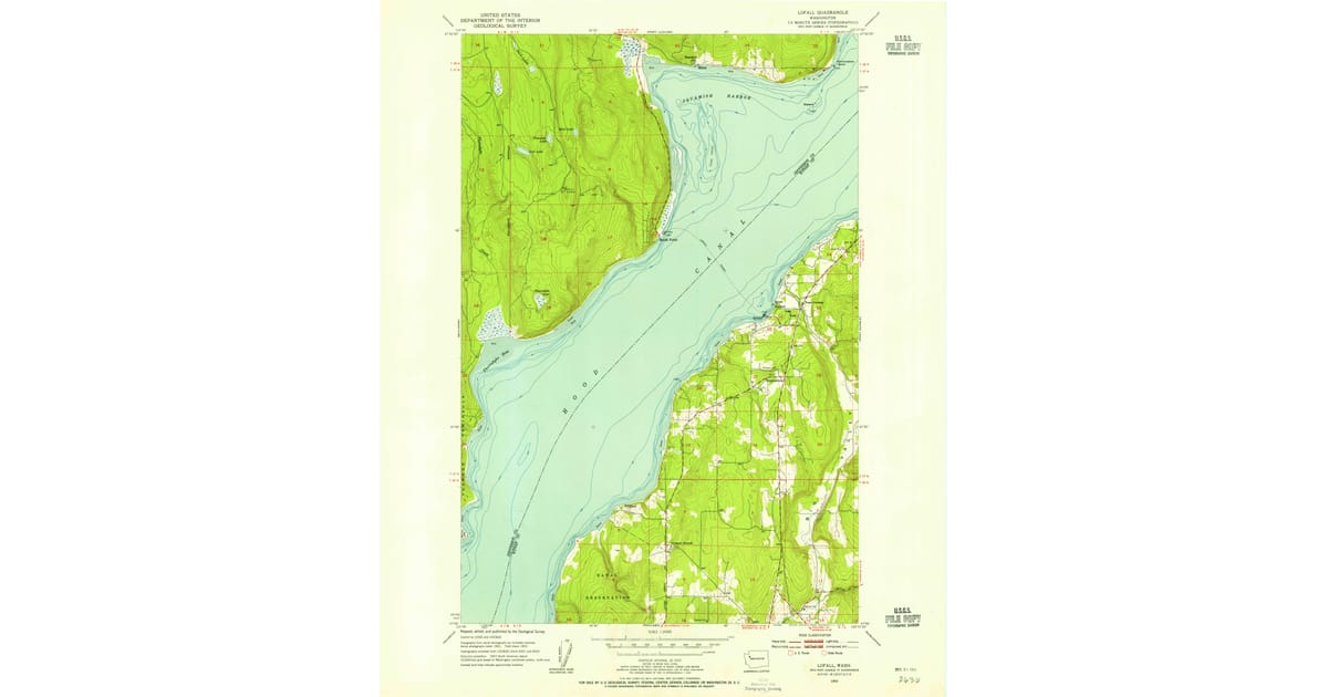 1950s Maps of Vinland, WA | Pastmaps