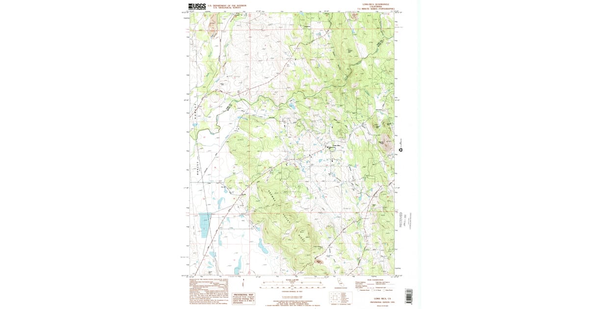 1995 Map of Loma Rica, CA — High-Res | Pastmaps