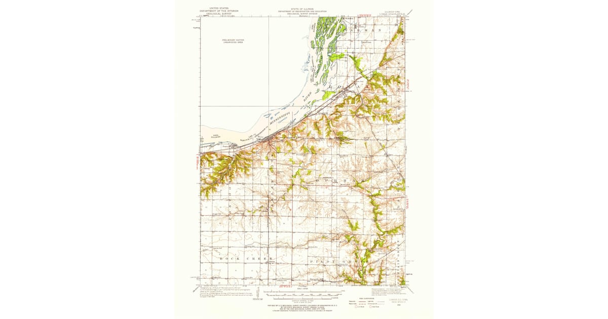 1930s Maps of Dallas City, IL | Pastmaps