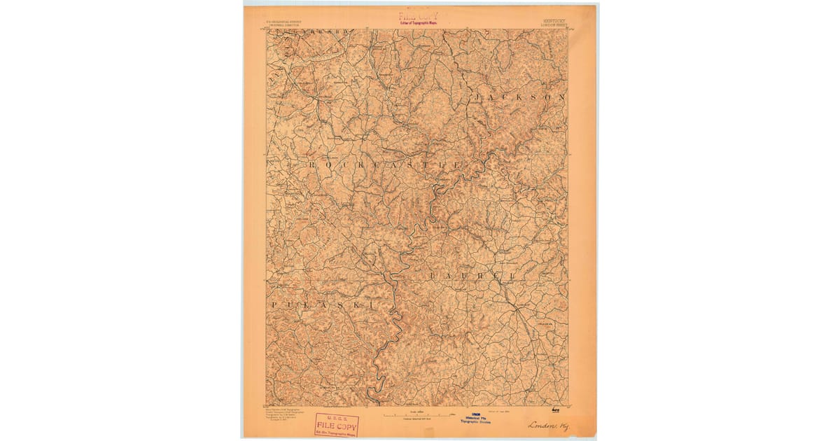 1893 Map of London, KY — High-Res | Pastmaps