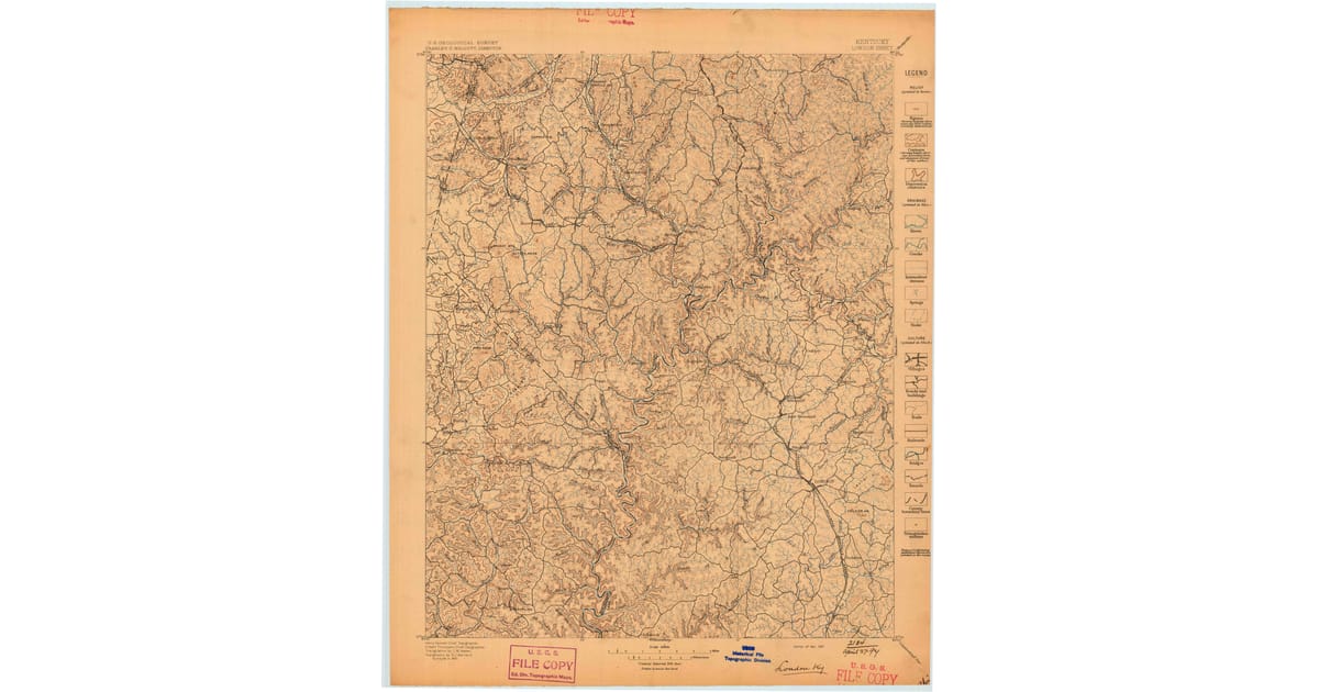 1897 Map of London, KY — High-Res | Pastmaps