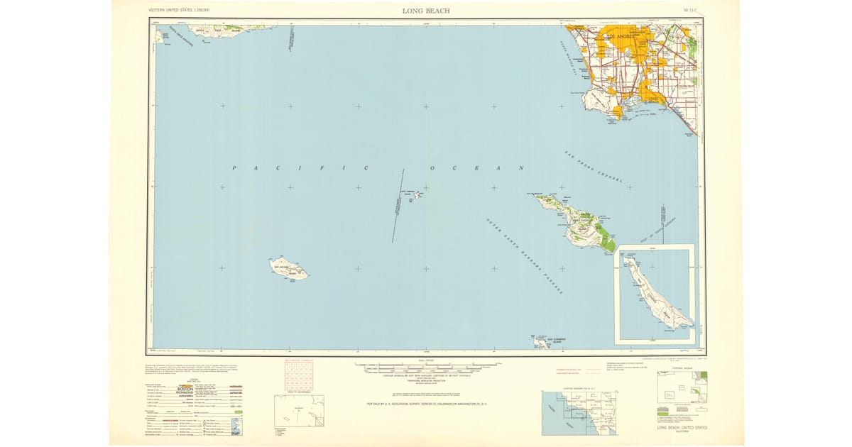 1960s Maps of Sunset Beach, Huntington Beach | Pastmaps