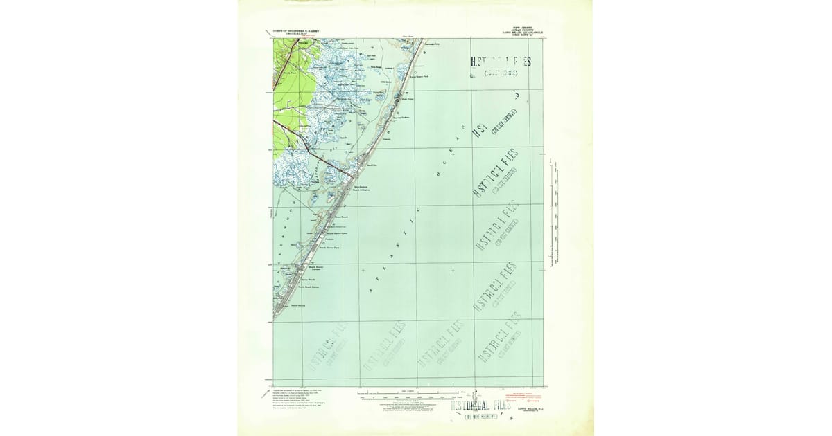 1940s Maps of Brant Beach, Long Beach Township | Pastmaps
