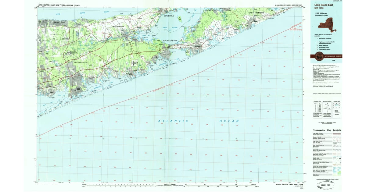 1980s Maps of South Haven, Brookhaven | Pastmaps