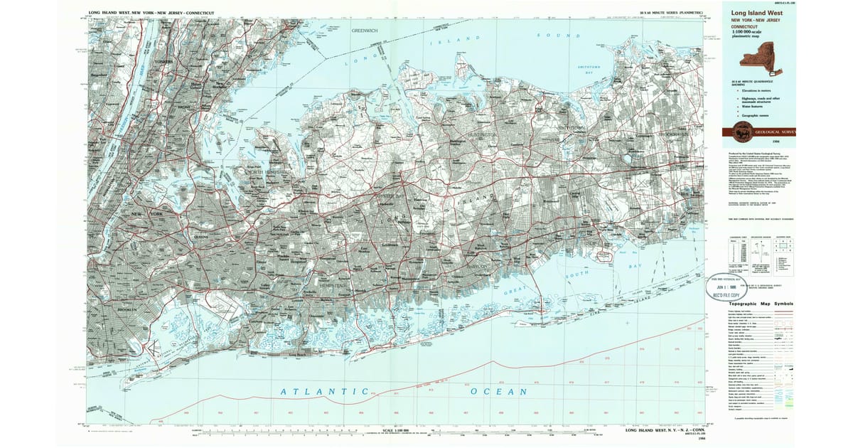 1980s Maps of Prospect Park South, New York | Pastmaps