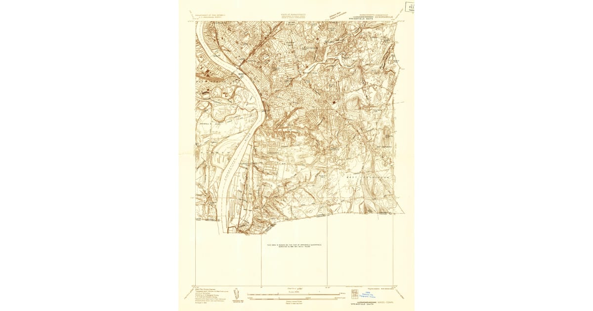 1930s Maps of Somers, CT | Pastmaps