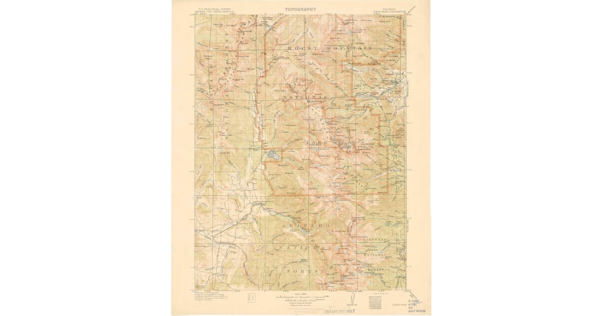 Old Maps of Grand Lake, CO | Pastmaps