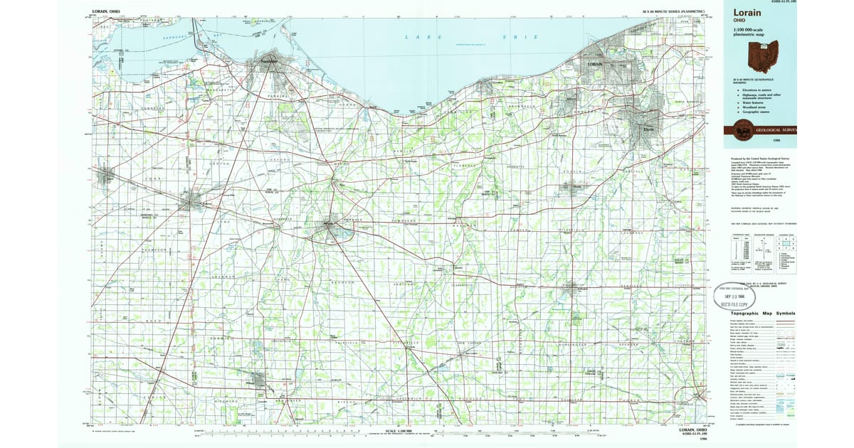 1980s Maps of Four Seasons at Chestnut Ridge, Elyria | Pastmaps