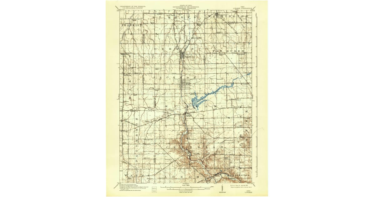 1910s Maps of Darke County, OH | Pastmaps
