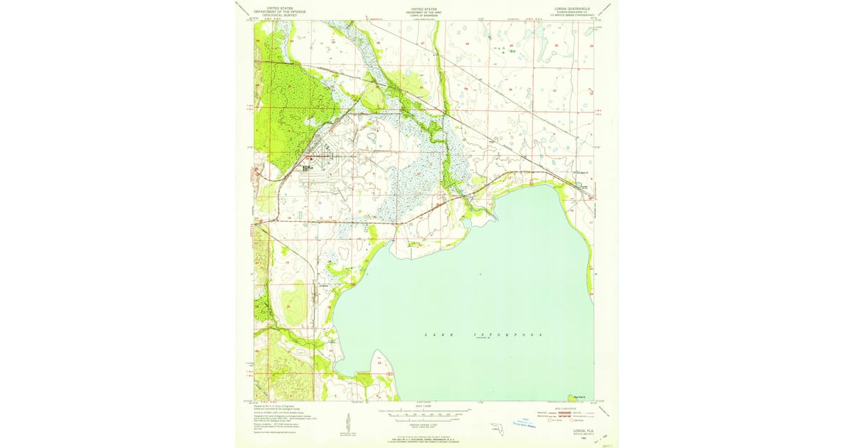 Old Maps of Lorida, FL for Genealogy | Pastmaps