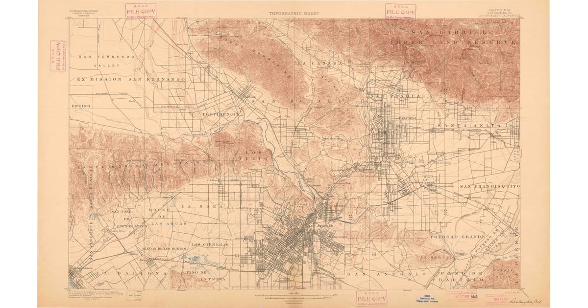 1900-1909 Maps of Burbank, CA | Pastmaps
