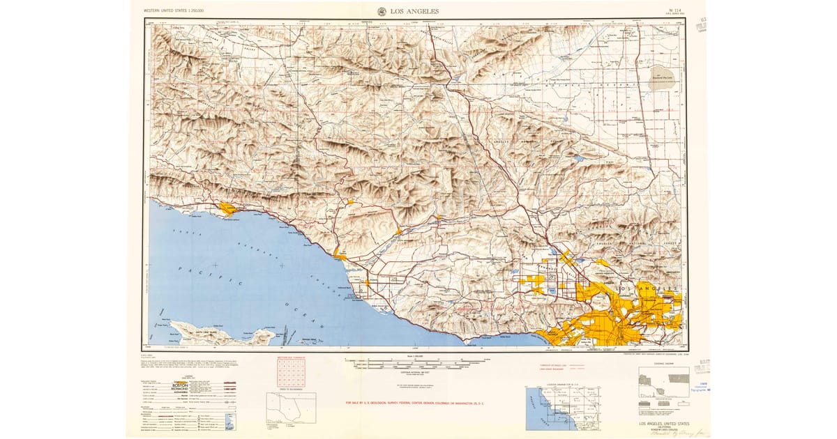 1950s Maps of Painted Cave, CA | Pastmaps