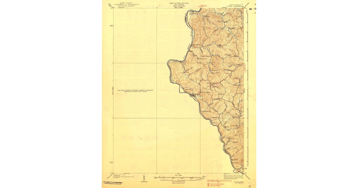 1939 Map of Louisa, KY — High-Res | Pastmaps