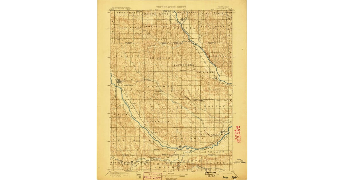Old Maps of Scotia Junction, NE | Pastmaps