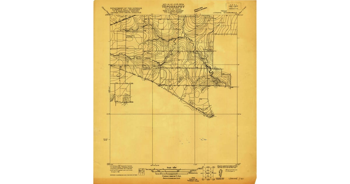 1900s (20th Century) Maps of Concho County, TX | Pastmaps