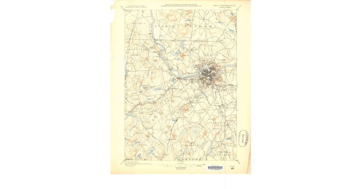 Old Maps of Lowell, MA for Genealogy | Pastmaps
