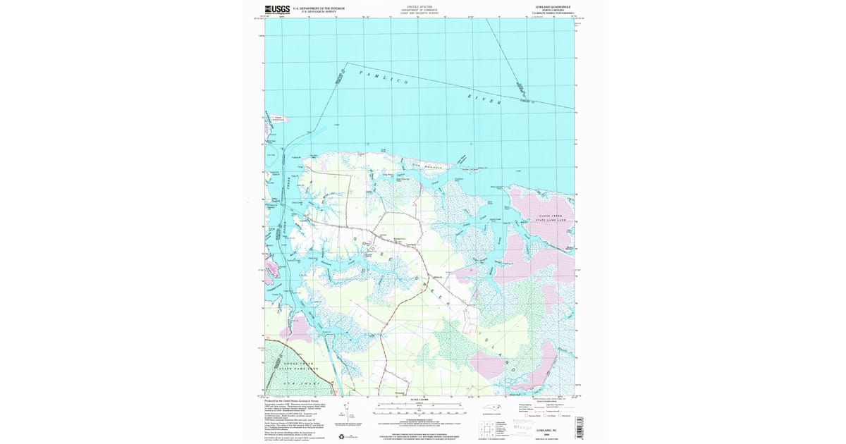 2000-2009 Maps of Hyde County, NC | Pastmaps