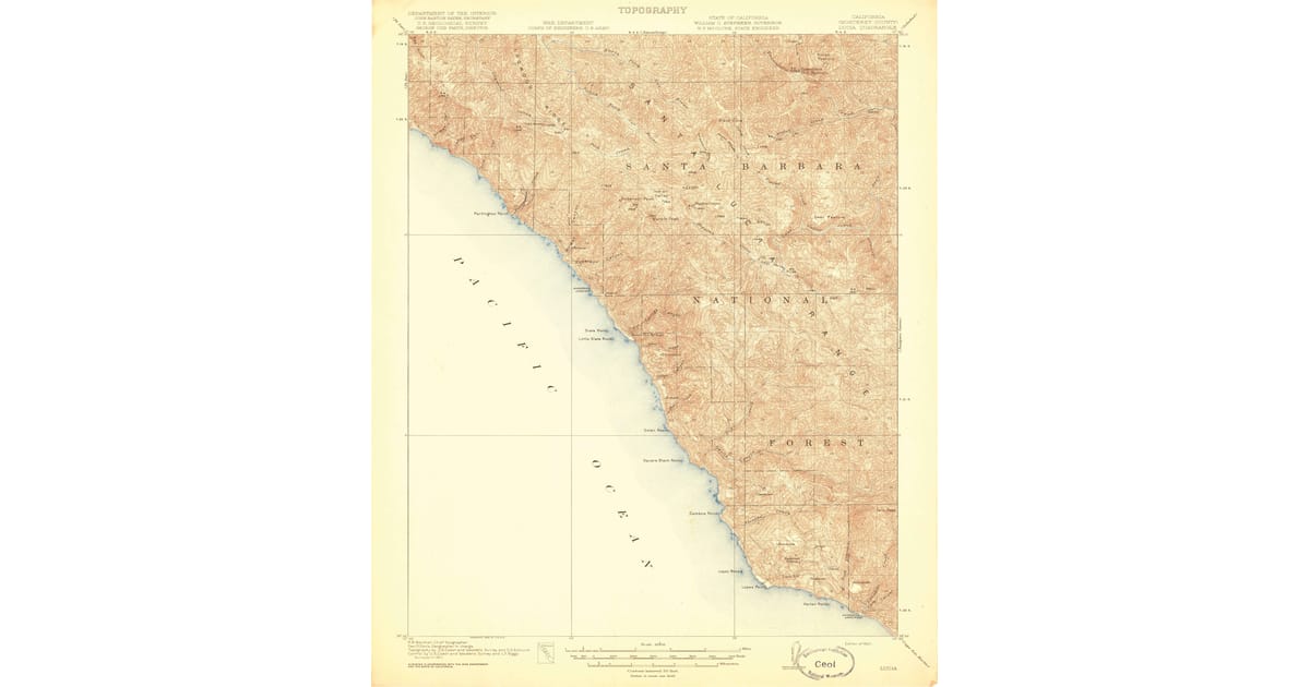 Old Maps of Tassajara Hot Springs, CA | Pastmaps