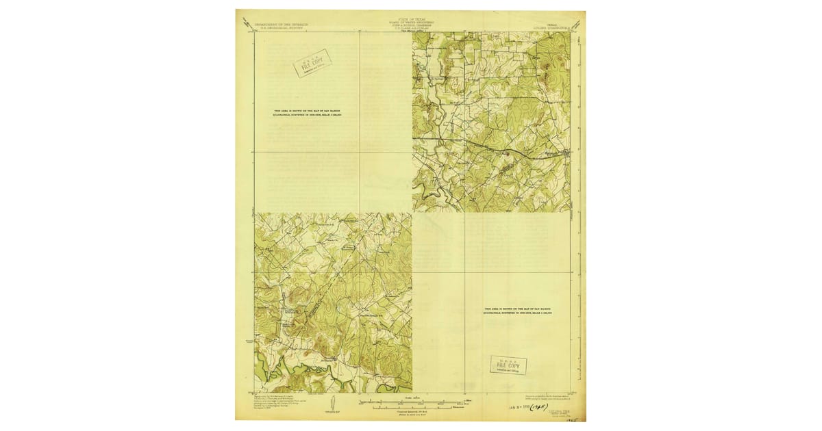 1929 Map of Luling, TX — High-Res | Pastmaps