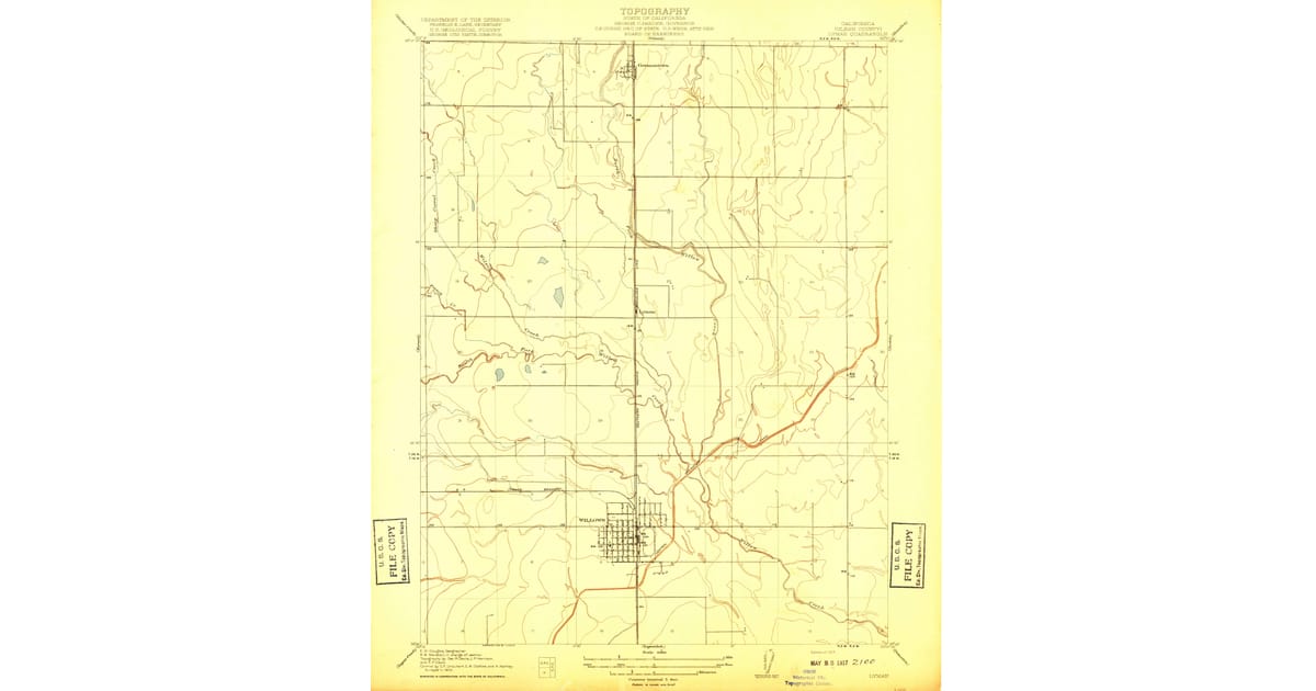 1917 Map of Lyman, Glenn County, CA — High-Res | Pastmaps