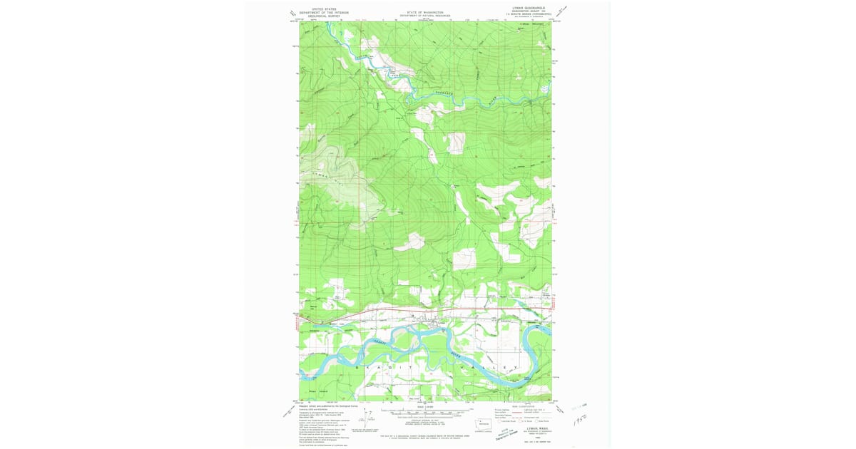 1980 Map of Lyman, WA — High-Res | Pastmaps