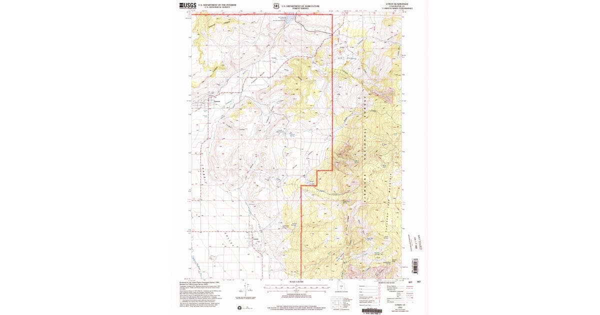 2000-2009 Maps of Wayne County, UT | Pastmaps